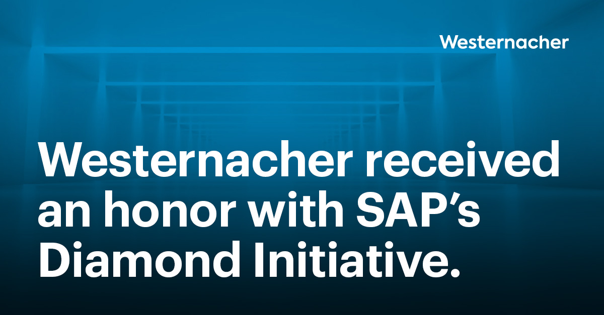 Westernacher Consulting received an honor with SAP's Diamond Initiative.