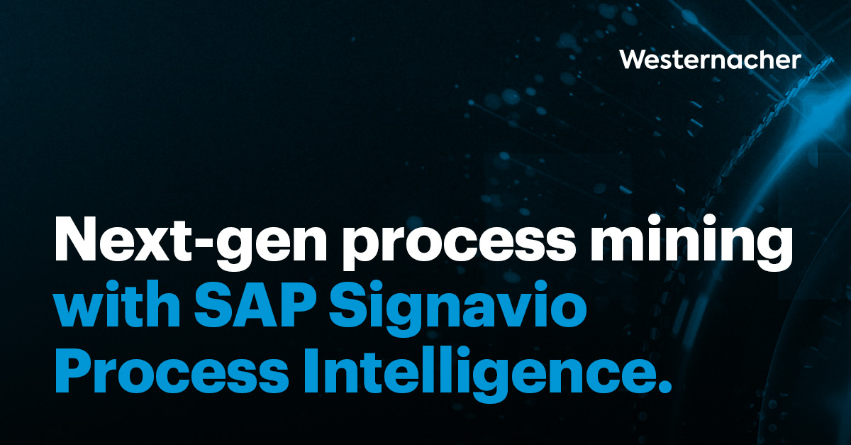 Next-gen process mining with SAP Signavio Process Intelligence.