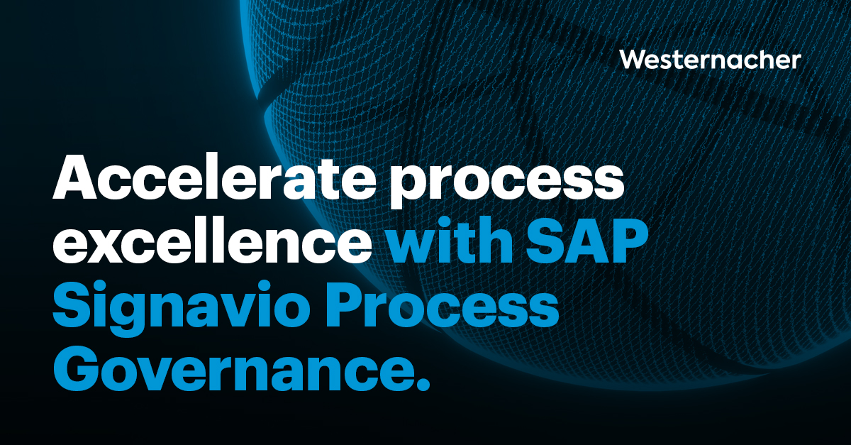 Accelerate process excellence with SAP Signavio Process Governance.