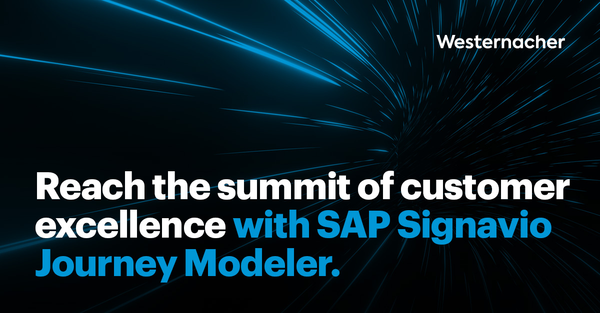 Reach the summit of customer excellence | SAP Signavio Journey Modeler