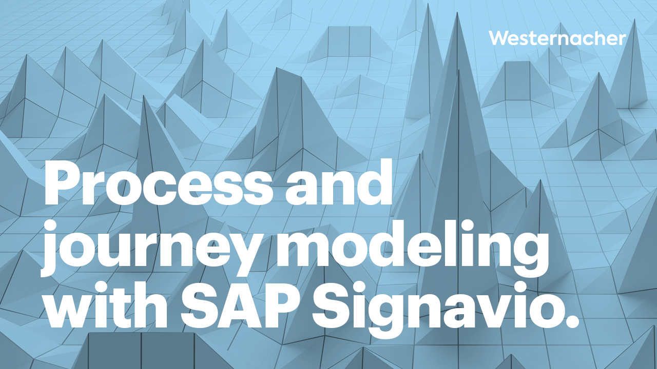 Process and journey modeling with SAP Signavio | Westernacher