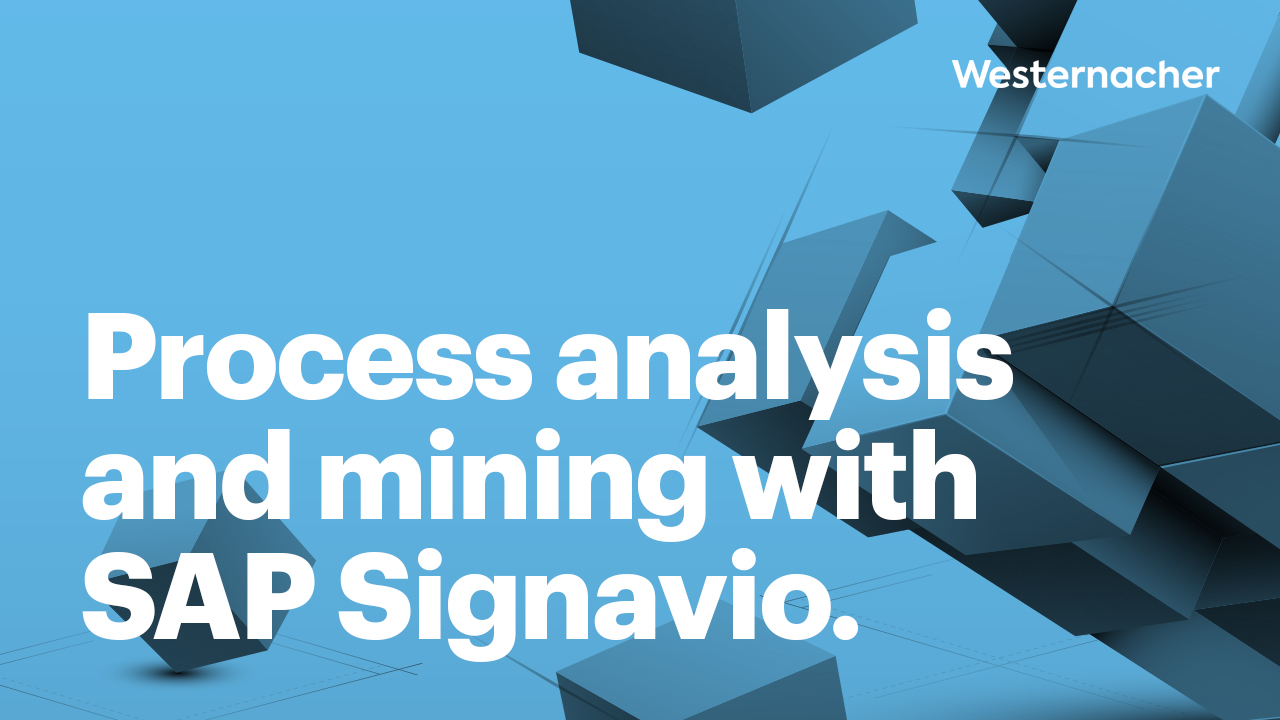 Process analysis and mining with SAP Signavio.