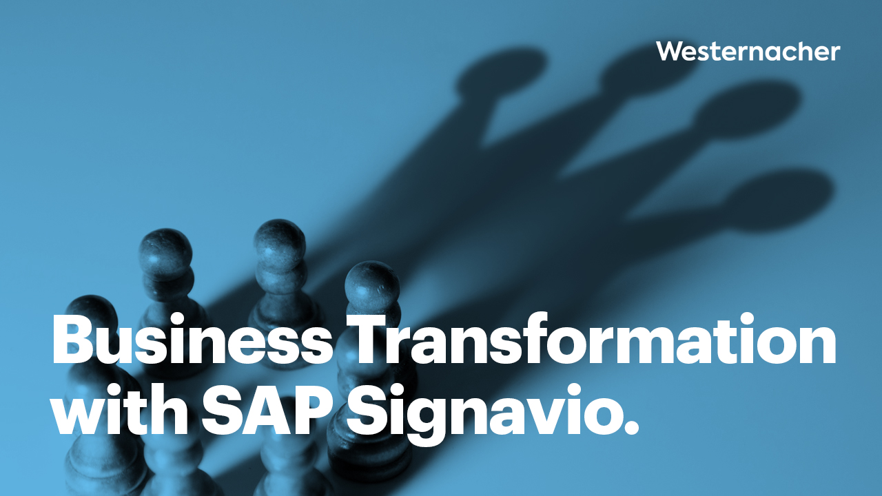 Business Transformation with SAP Signavio | Westernacher Consulting