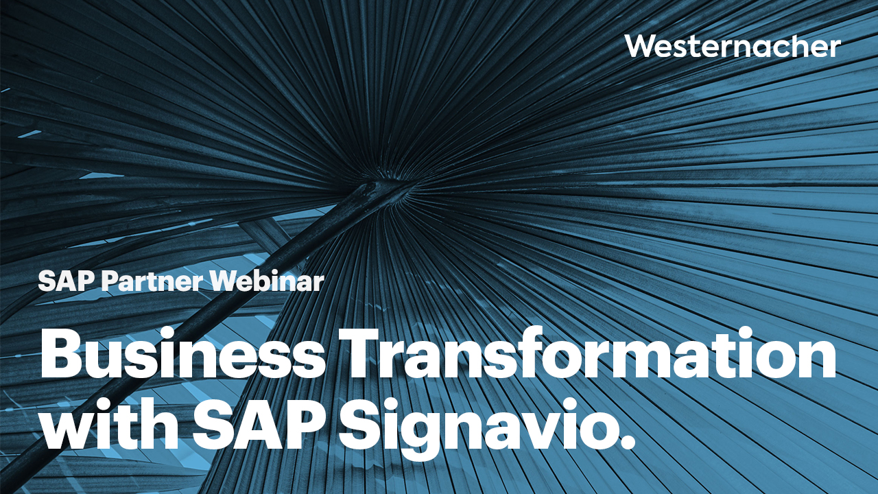 Webinar: Business Transformation with SAP Signavio.
