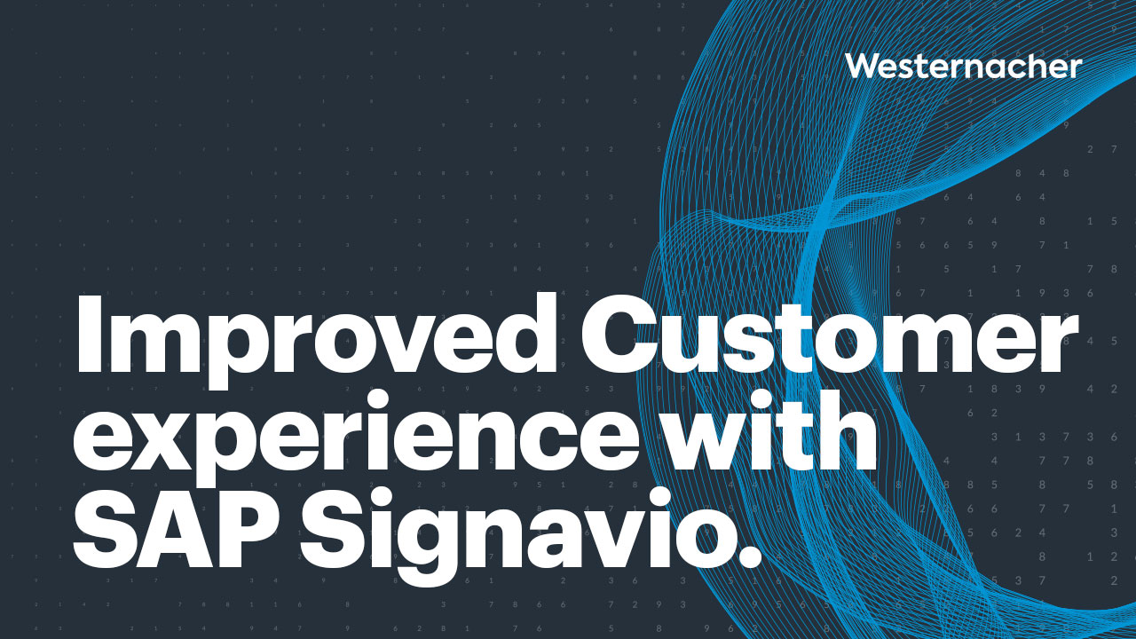 Improved Customer experience with SAP Signavio.