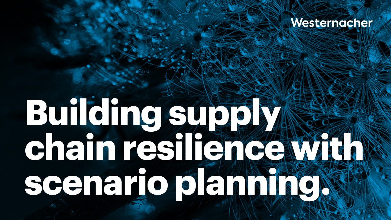 Building supply chain resilience with scenario planning