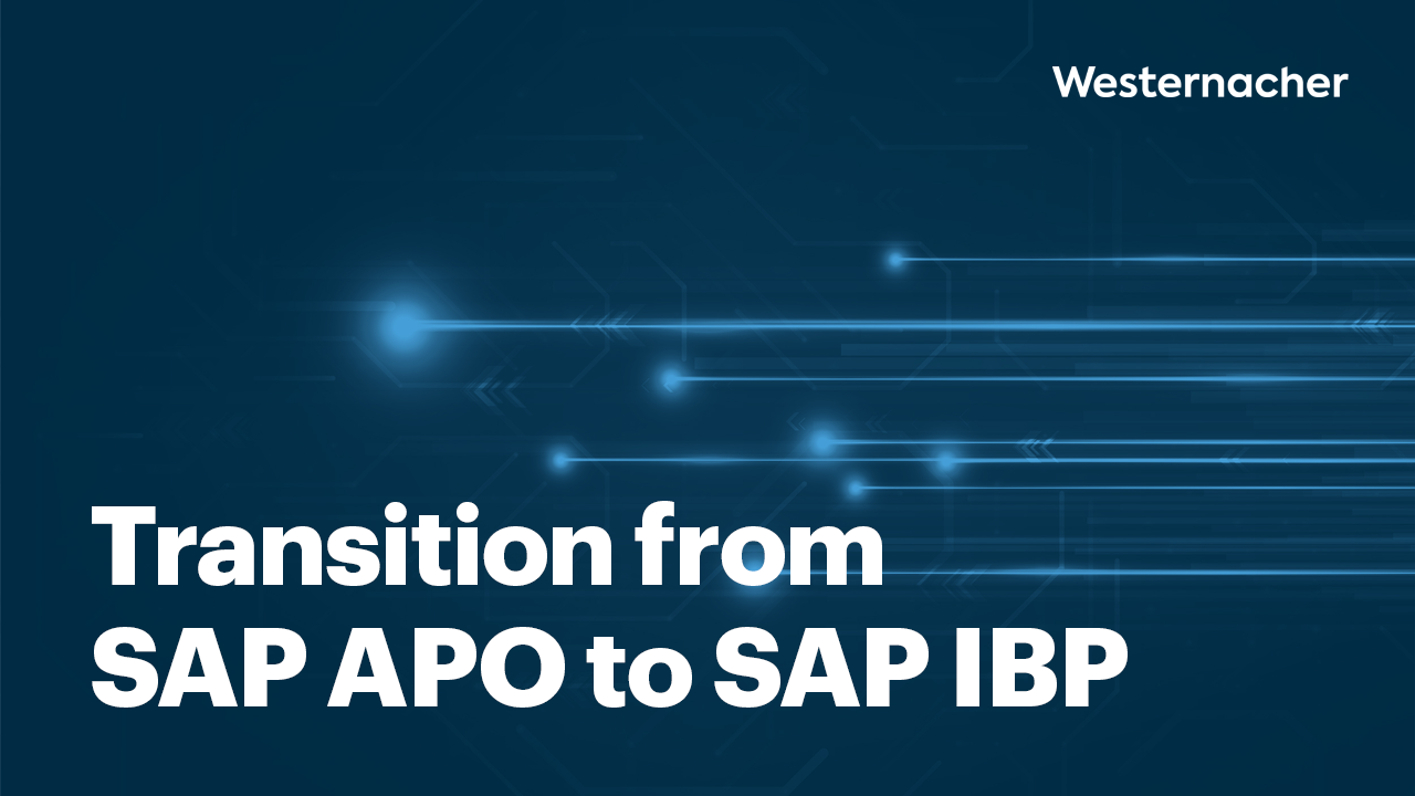 Webinar: Transition from SAP APO to SAP IBP