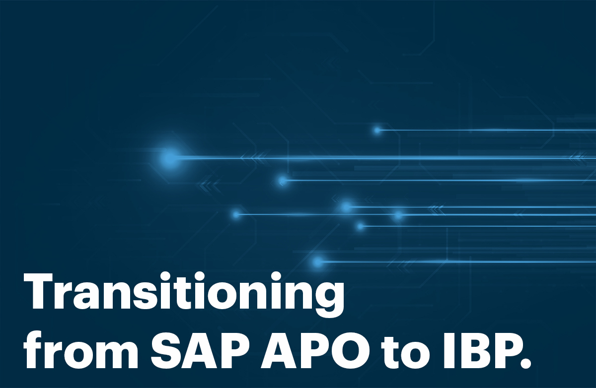 Transitioning from APO to SAP IBP | Westernacher Consulting