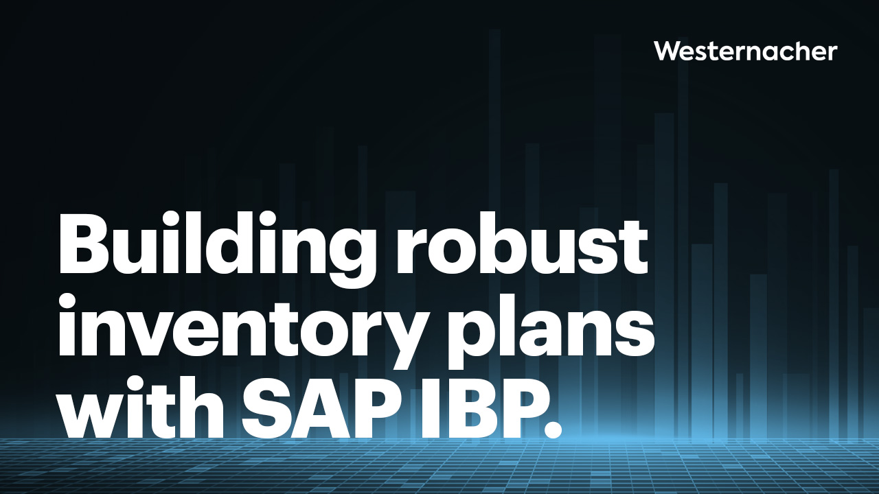 Webinar: Building robust inventory plans with SAP IBP.