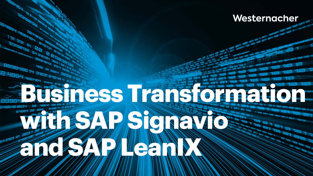 Webinar: Business Transformation with SAP Signavio and SAP LeanIX