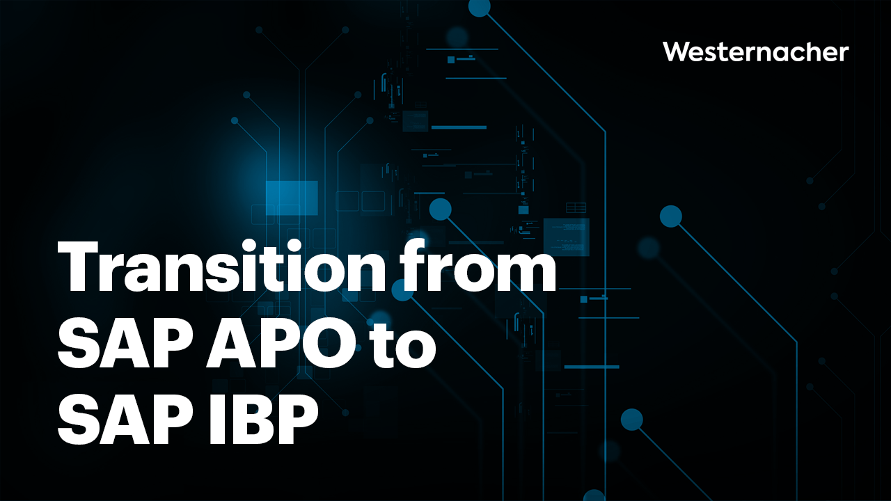 Webinar: Transition from SAP APO to SAP IBP.