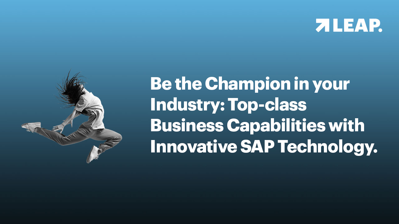 LEAP 2024 – Be the Champion in your Industry: Top-class Business ...