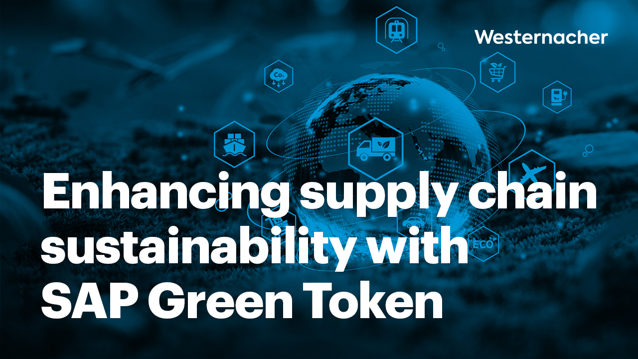 Webinar: Supply chain sustainability with SAP Green Token.