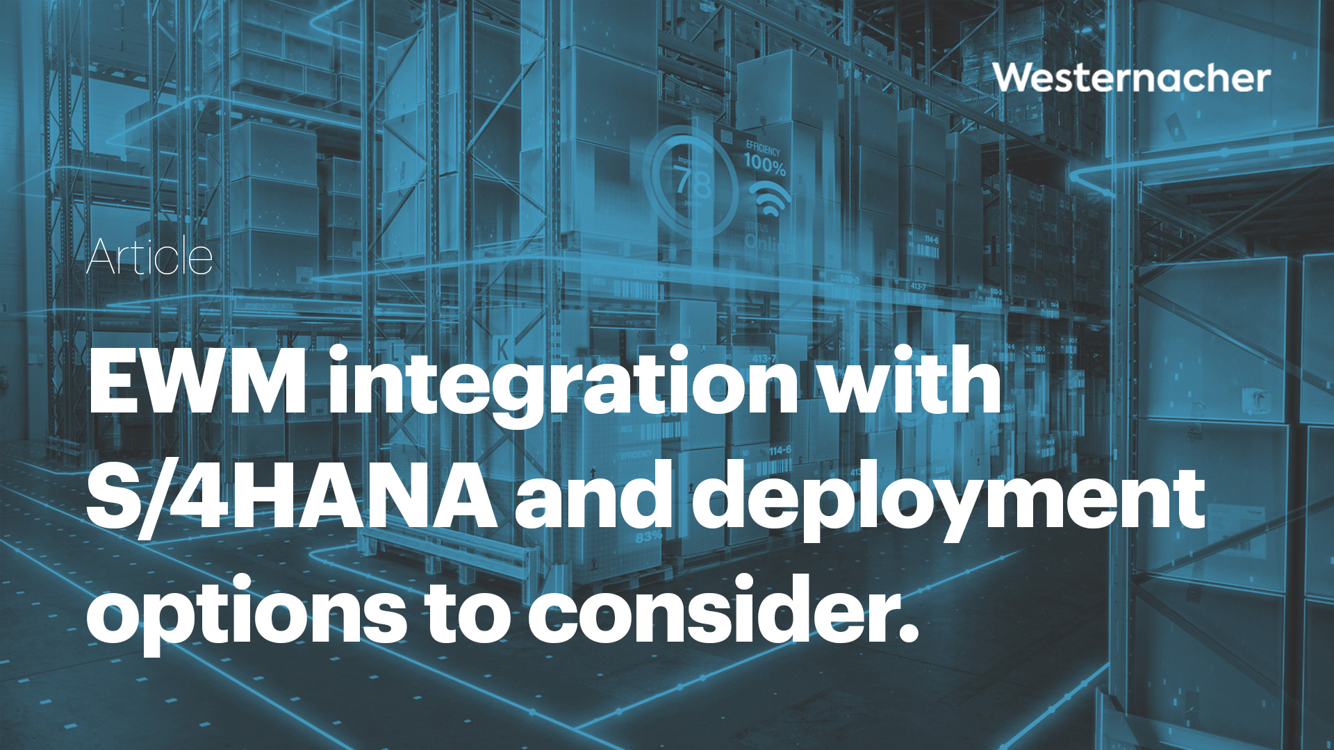 EWM integration with S/4HANA and deployment options.