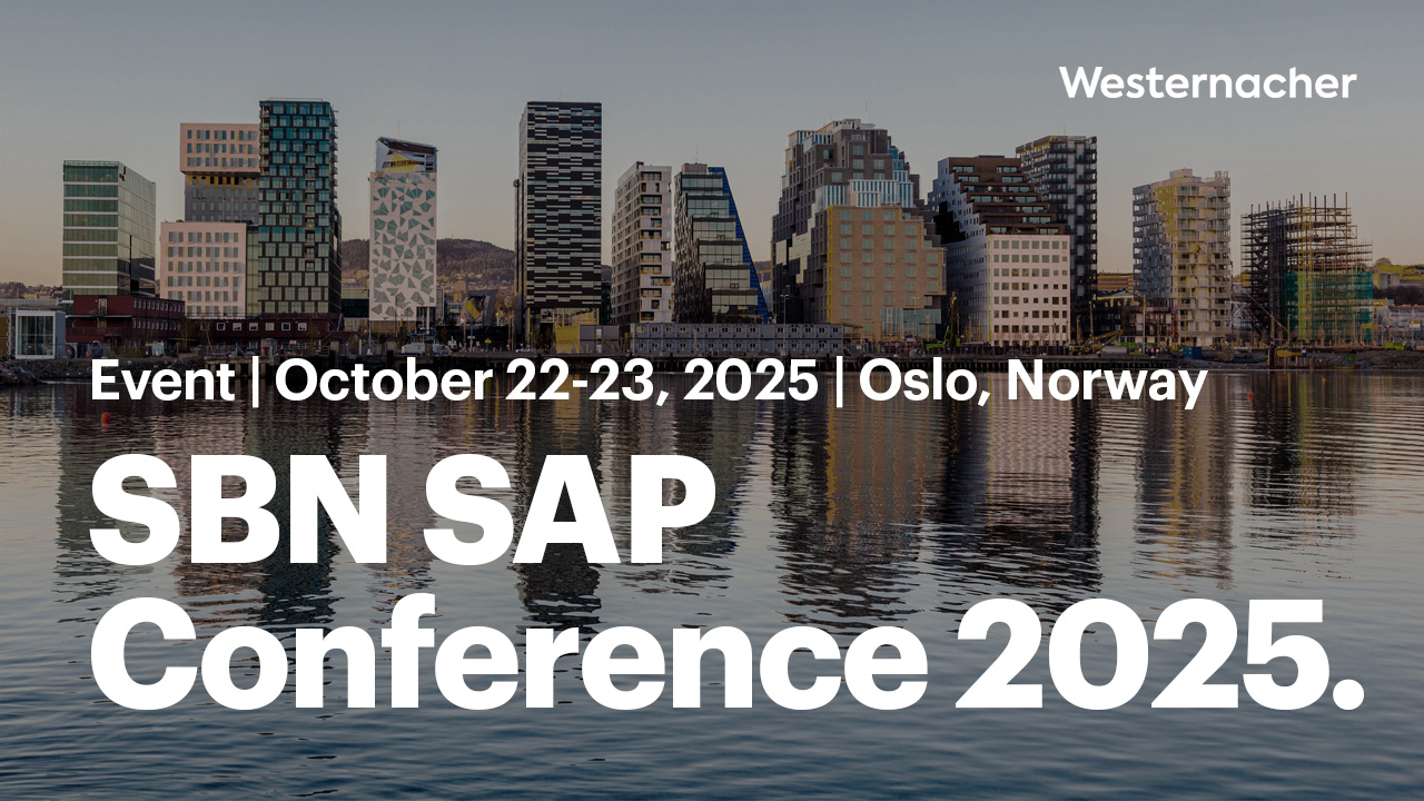 Westernacher at SBN SAP Conference 2025 in Oslo, Norway