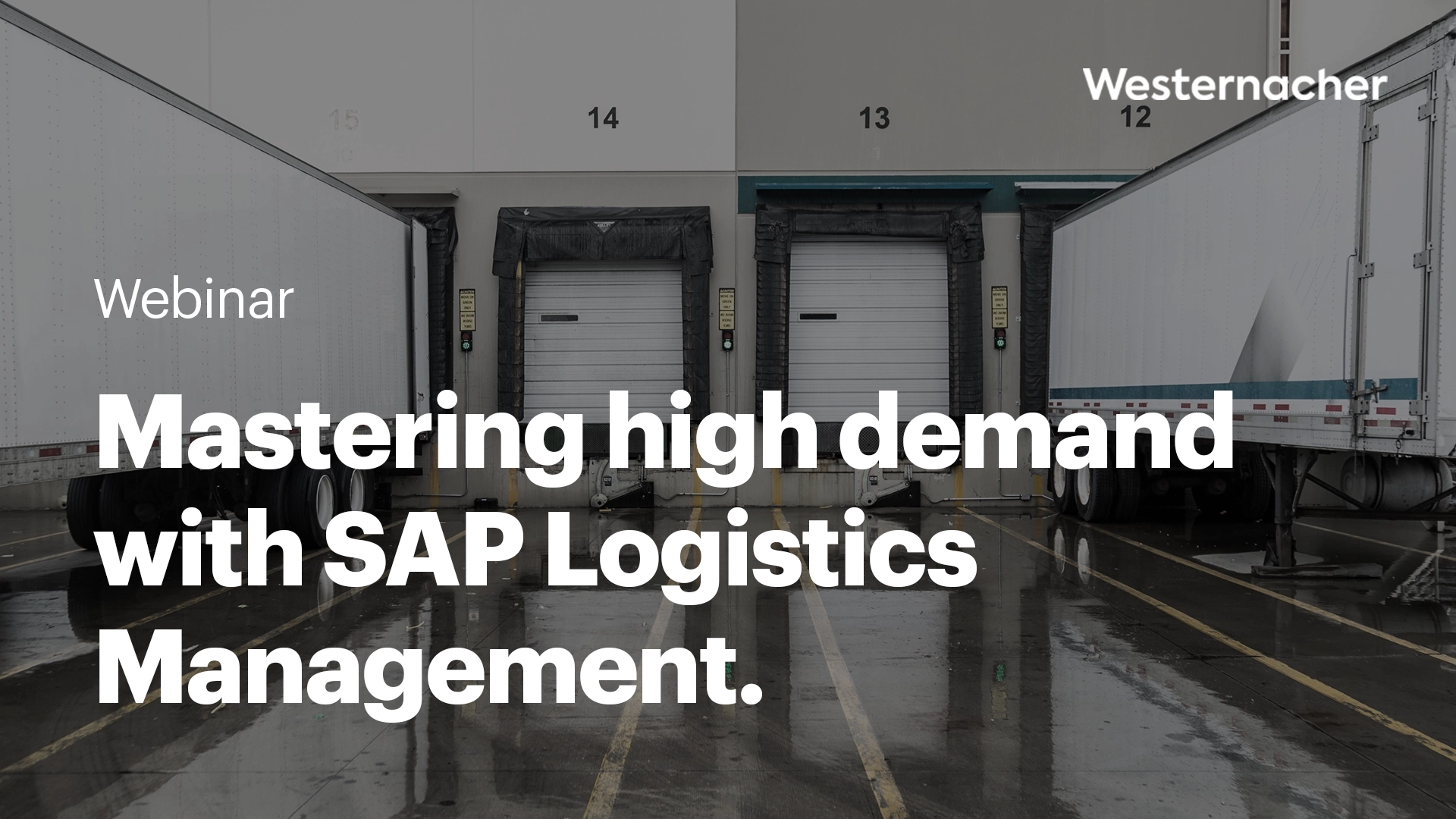 Webinar: Mastering high demand with SAP Logistics Management.